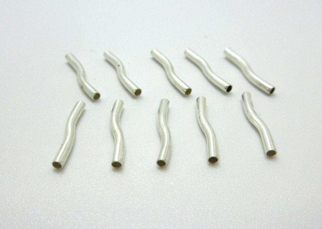 Sterling Silver "s" Tubes - 13mm - Etsy