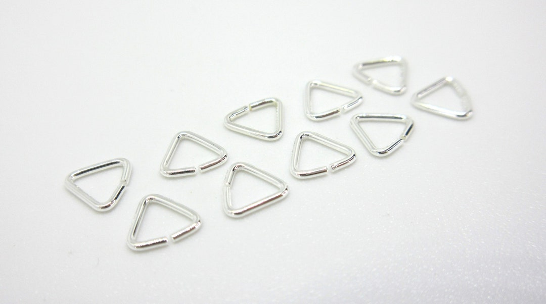 Sterling Silver Triangle Jump Ring - 22ga - 5.5mm - Etsy