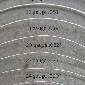 Sterling Silver Soft Round Wire - 14ga to 26ga - Etsy