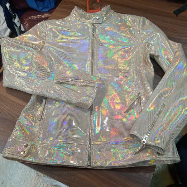 Holographic Leather - Etsy