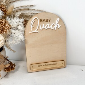 Baby Announcement Ultrasound Arch Plaque Magnet - Etsy