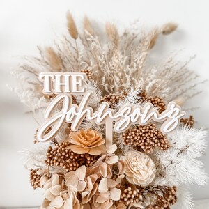 Personalised Wedding Cake Topper | Rustic | Decorations | Bride and ...