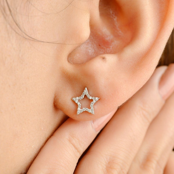 Star Earrings - Etsy