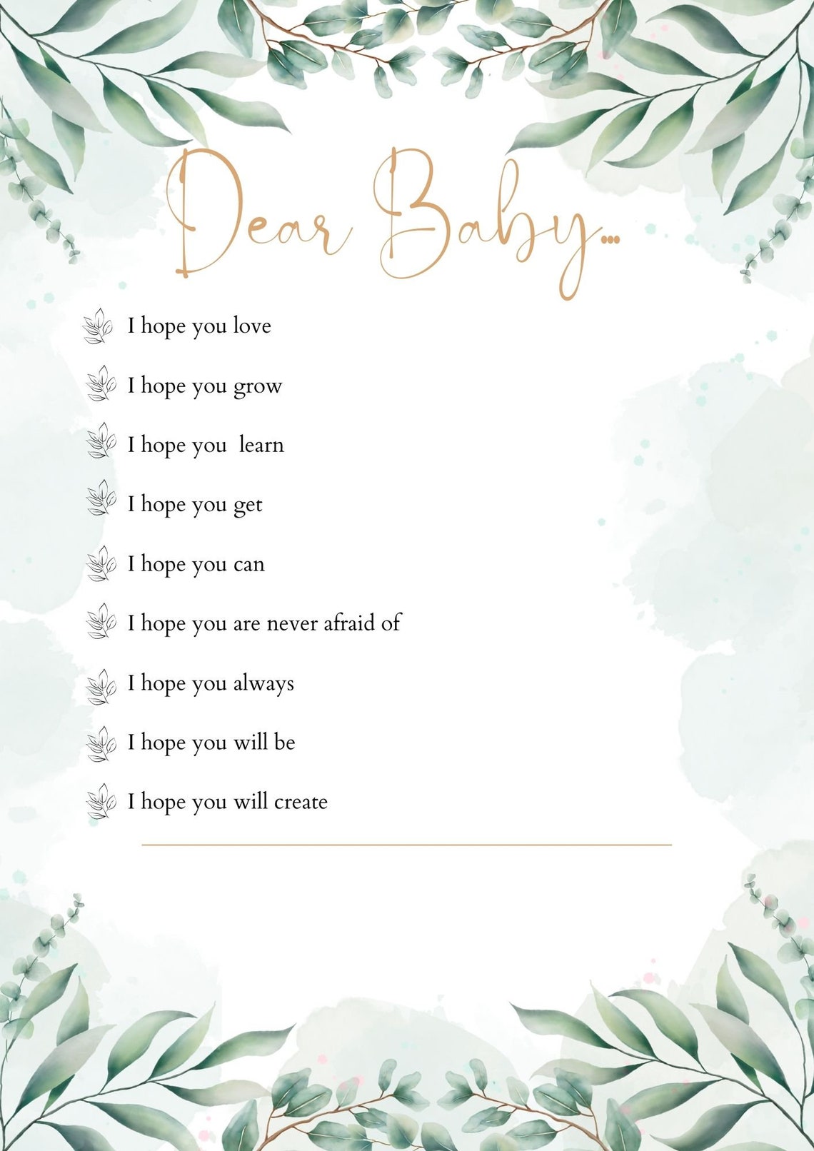 Printable Baby Shower Bundle, Baby Shower Games, Download, Printable ...