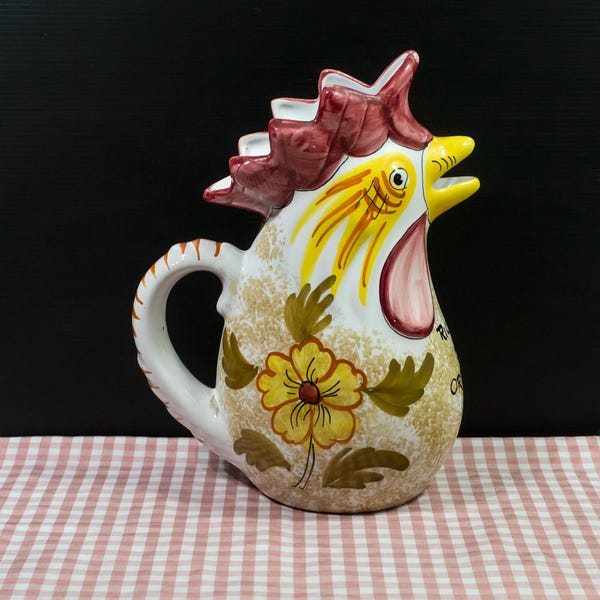 Rooster Pitcher - Etsy