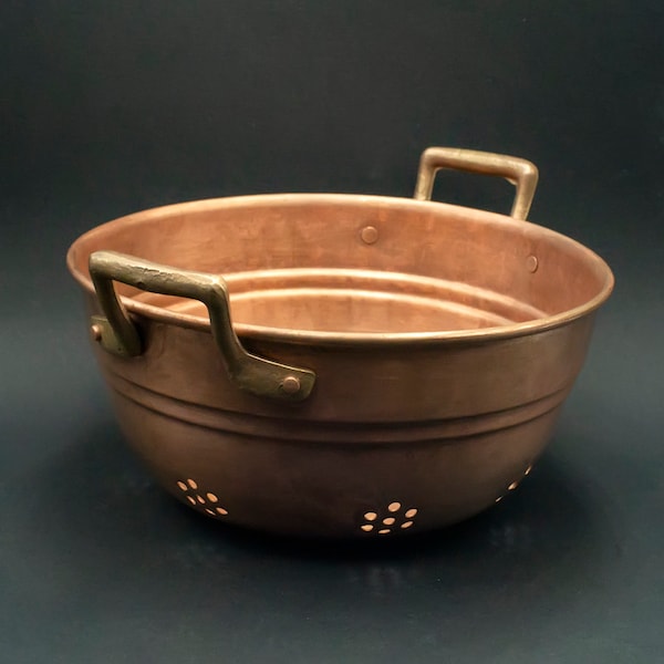 Copper Colander - Etsy