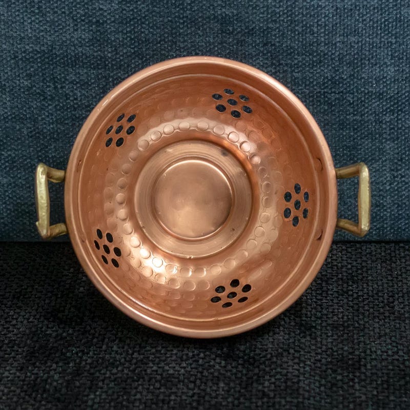 Copper Colander - Etsy