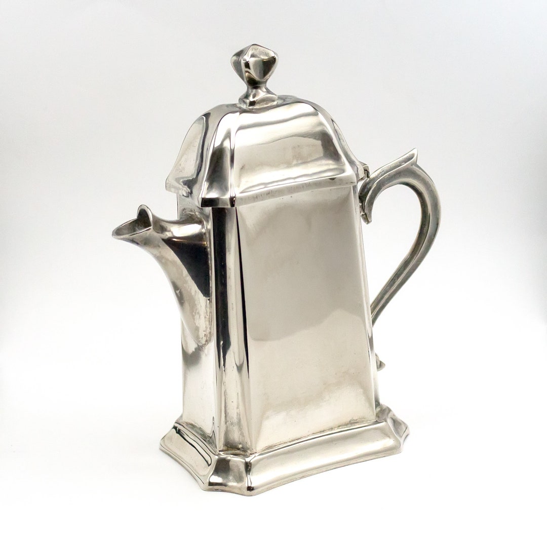 Antique English Coffee Pot With a Hinged Lid Serving Coffee Pot of ...