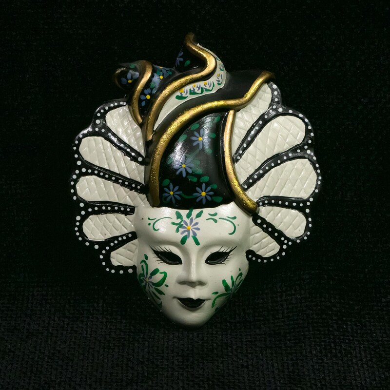 Ceramic Wall Mask - Etsy