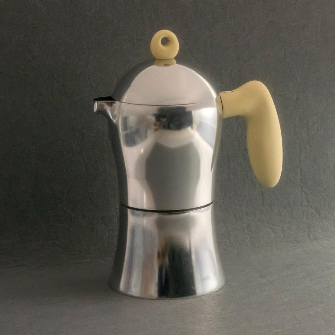 Italian Coffee Maker Guzzini Lola • Vintage 4 Cups Espresso Home Coffee ...