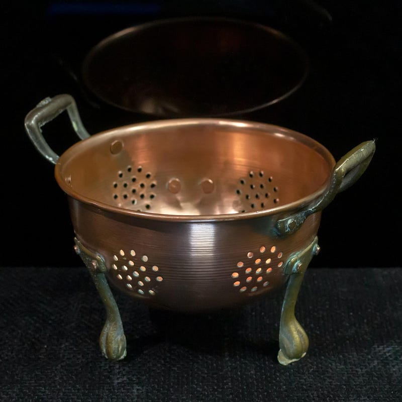 Copper Colander - Etsy
