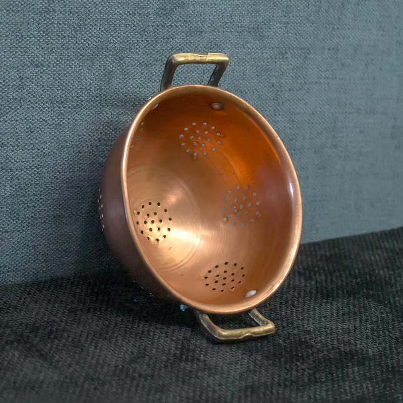 Copper Colander - Etsy