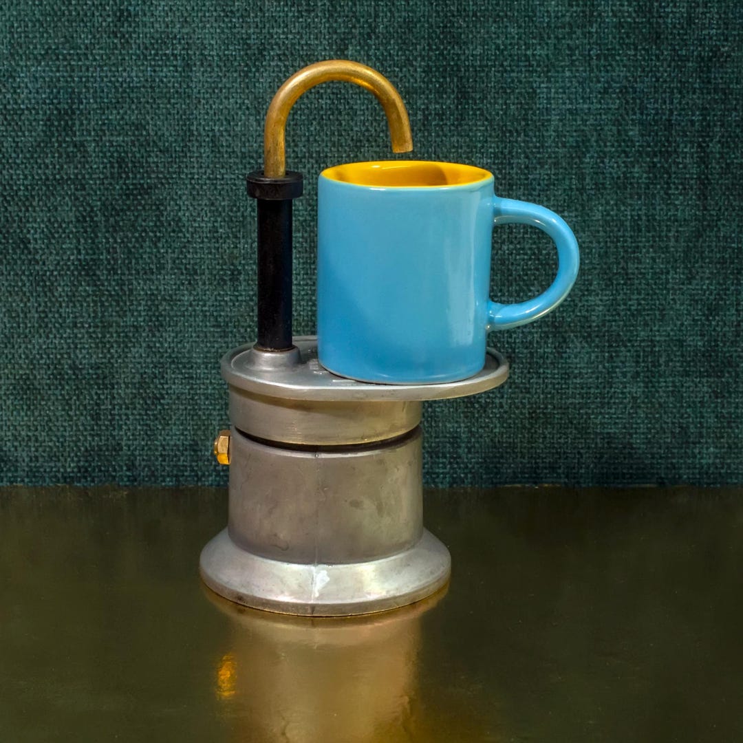 One Cup Italian Coffee Maker • Vintage Moka Coffee Maker, OMG Mini ...