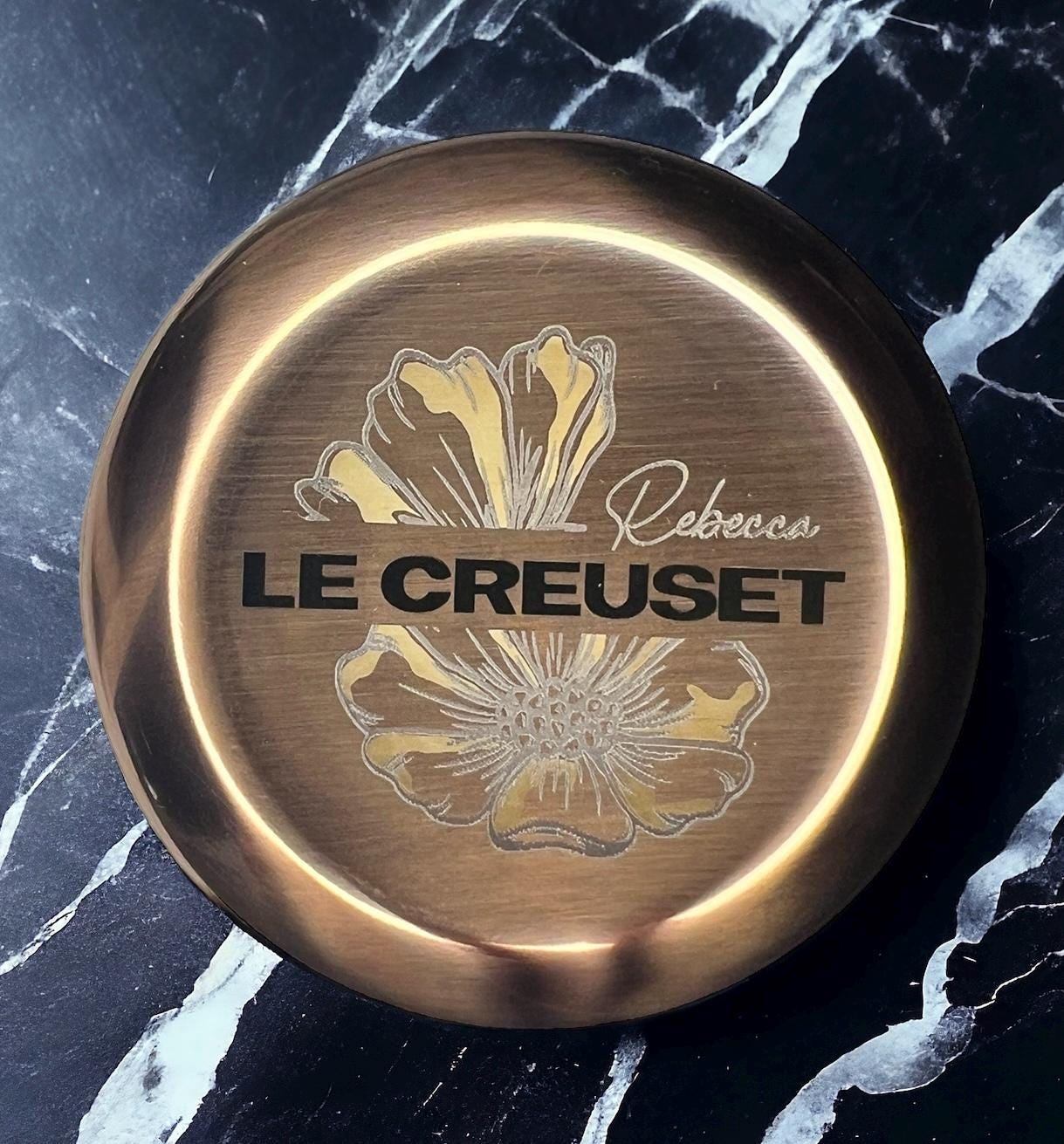 Personalized Custom Le Creuset Knob – Engraved Knob With Your Design ...