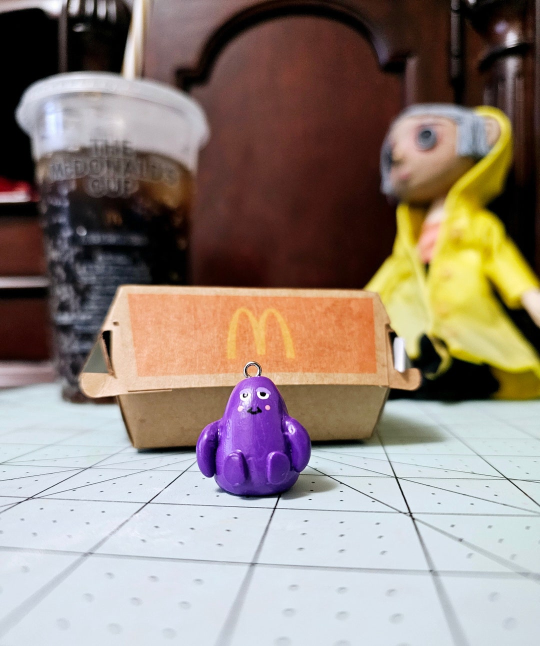 Grimace Keychain - Etsy