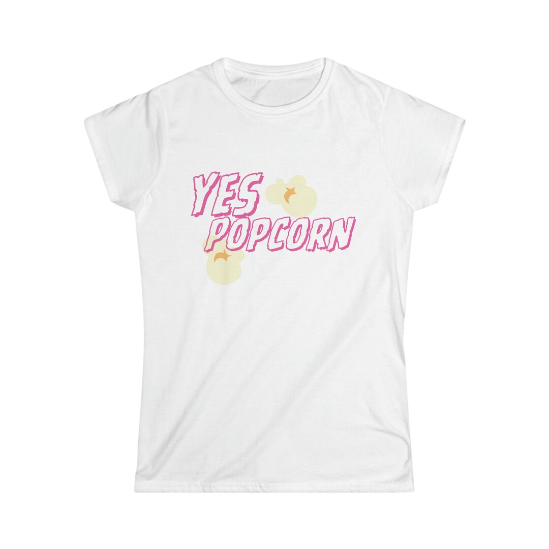 Yes Popcorn Tee - Etsy