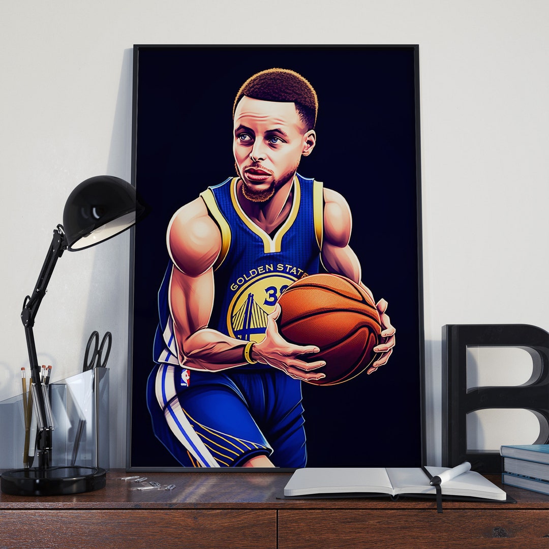 Stephen Steph Curry Funny Caricature Poster Print or Canvas - Etsy