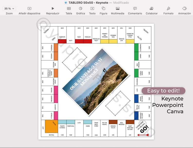 Monopoly Template / Custom Monopoly Game / Digital Download - Etsy
