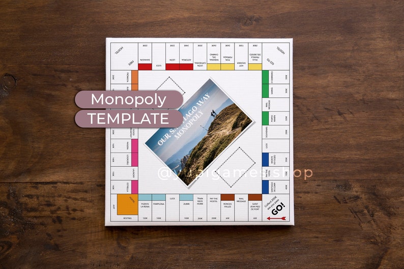Monopoly Template / Custom Monopoly Game / Digital Download - Etsy