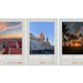 Travel Poster Sunset Series/set/trio Digitial Download - Etsy