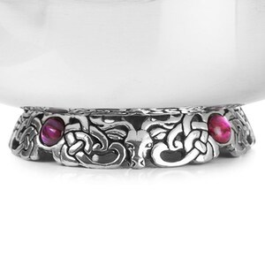 Highland Stag Pewter Quaich Bowl - Scottish Deer Toasting Cup ...