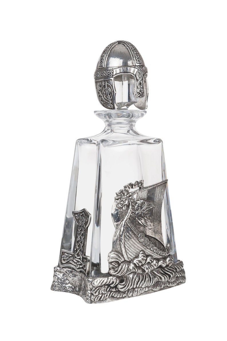 Unique Handmade Viking Whisky Decanter - Nordic Whisky Accessories ...