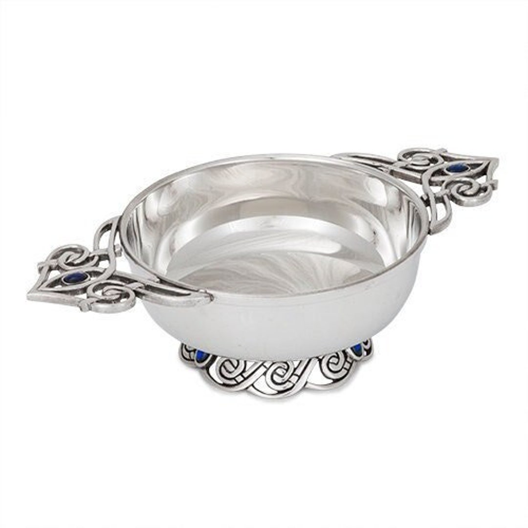 Celtic Knot Pewter Quaich Bowl Traditional Scottish Drinking - Etsy
