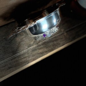 Highland Stag Pewter Quaich Bowl - Scottish Deer Toasting Cup ...