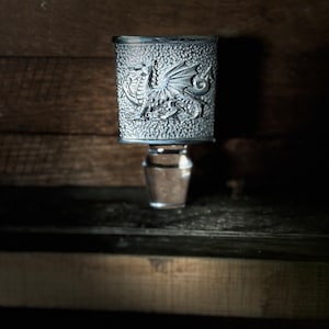 Welsh Dragon Whisky Decanter - Handcrafted Celtic Liquor Carafe ...