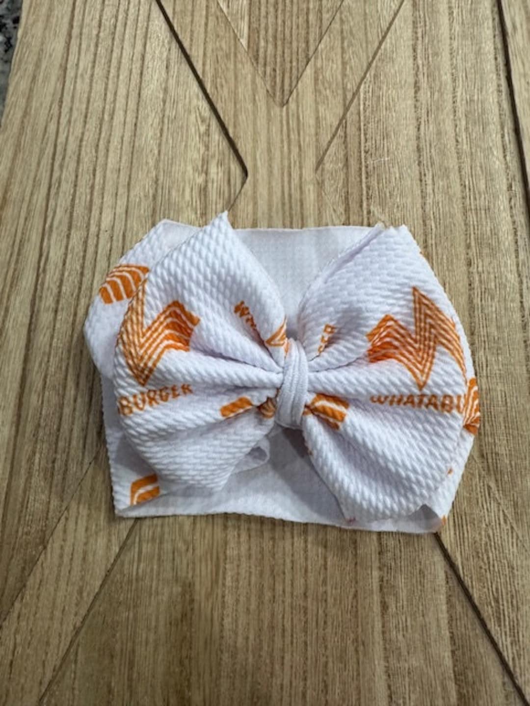 Whataburger Headwrap Bow - Etsy
