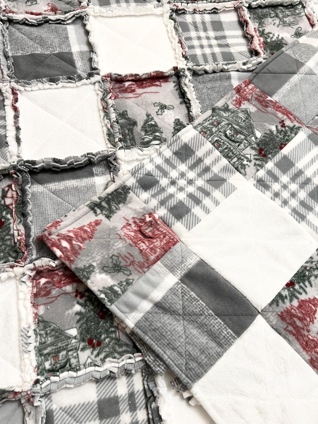 Custom Queen Rag Quilt - Etsy