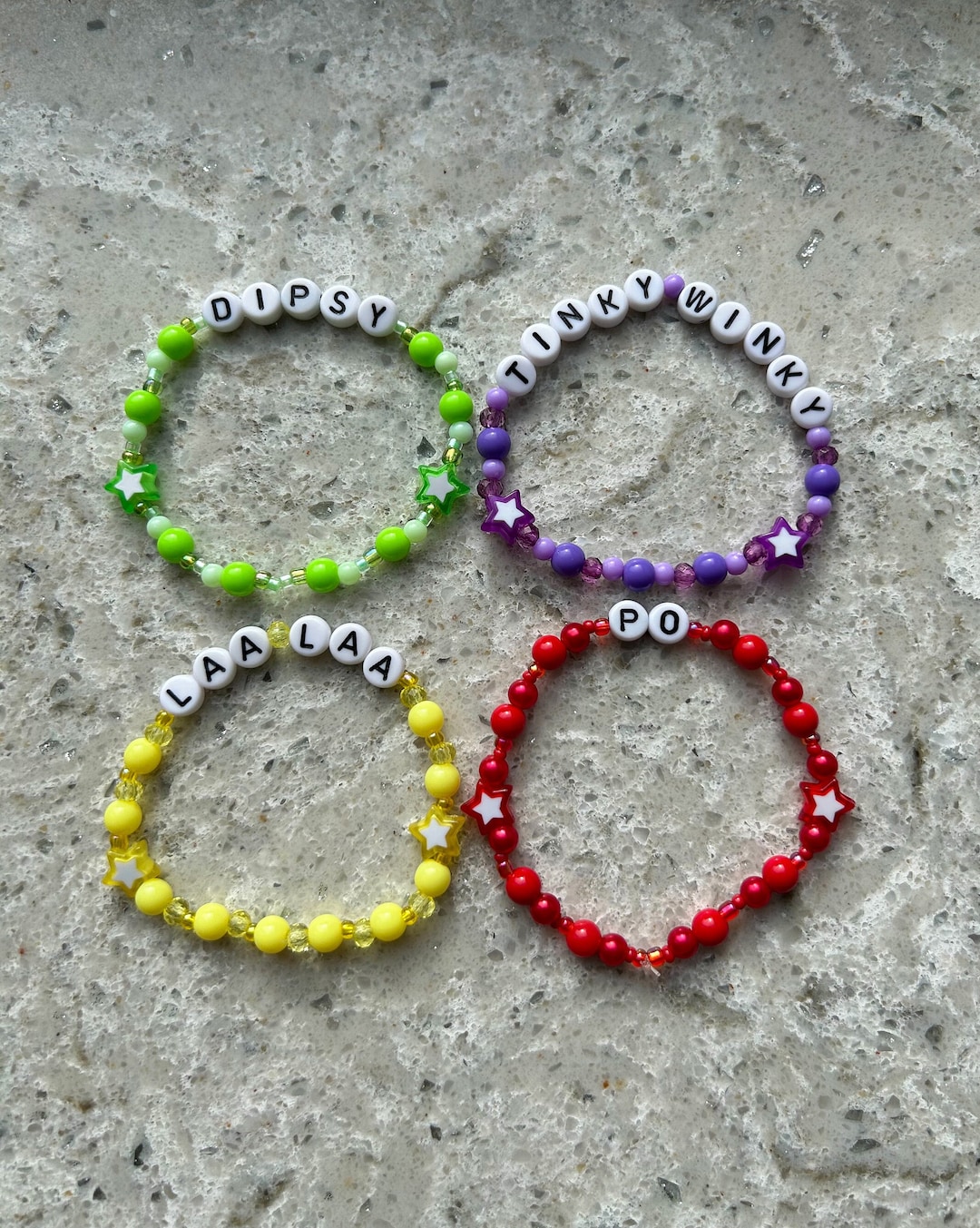 Teletubbies Cartoon Colorful Funny Inspired Bracelets - Etsy UK
