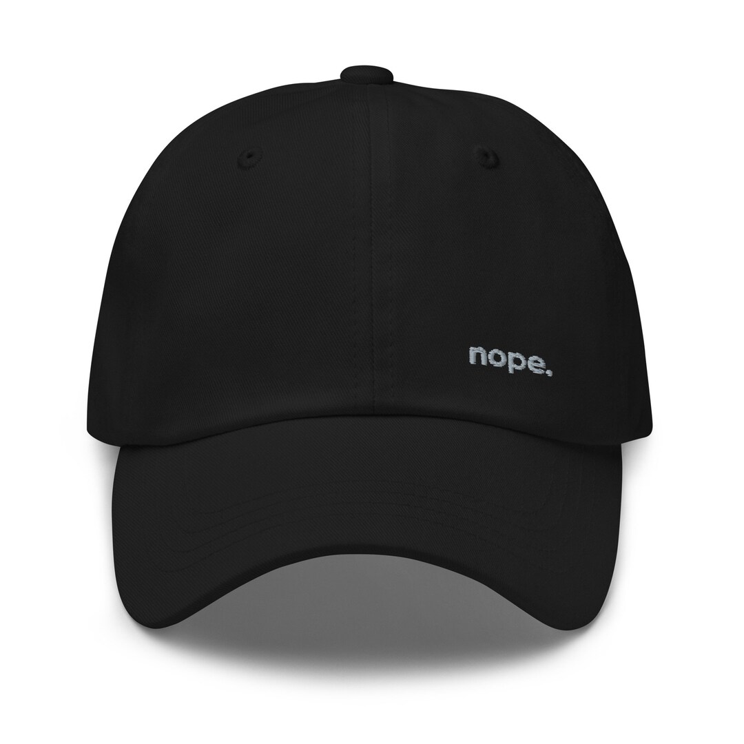 Nope. Baseball Cap - Etsy