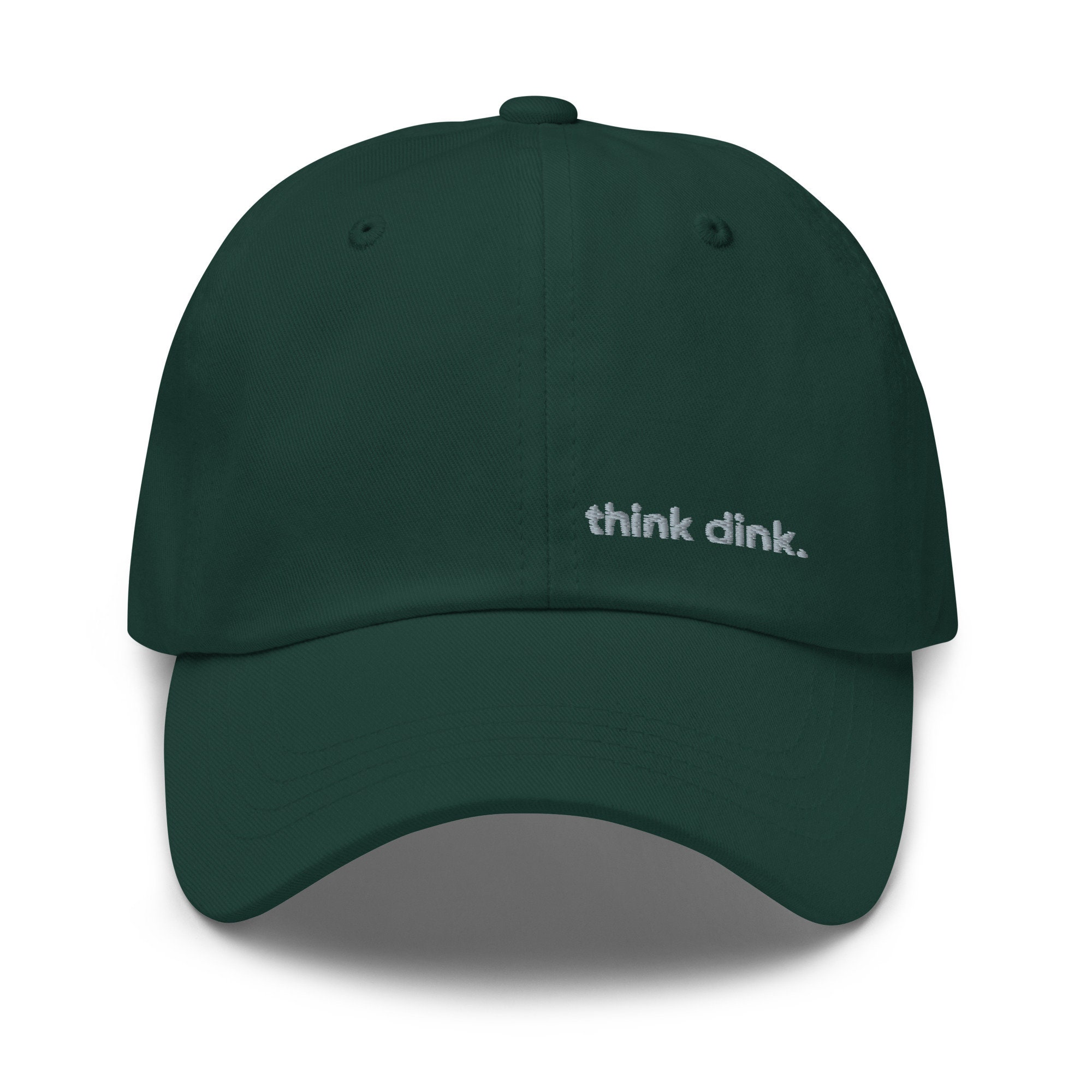 Pickleball Think Dink. Baseball Cap - Etsy