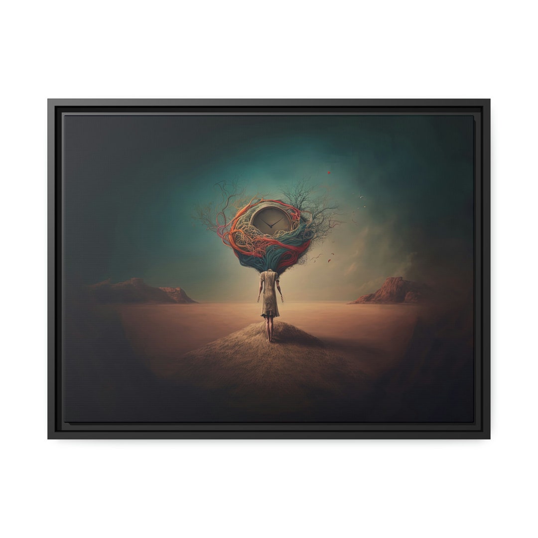 ADHD Artwork Internal Clock A Surreal Depiction of ADHD - Etsy