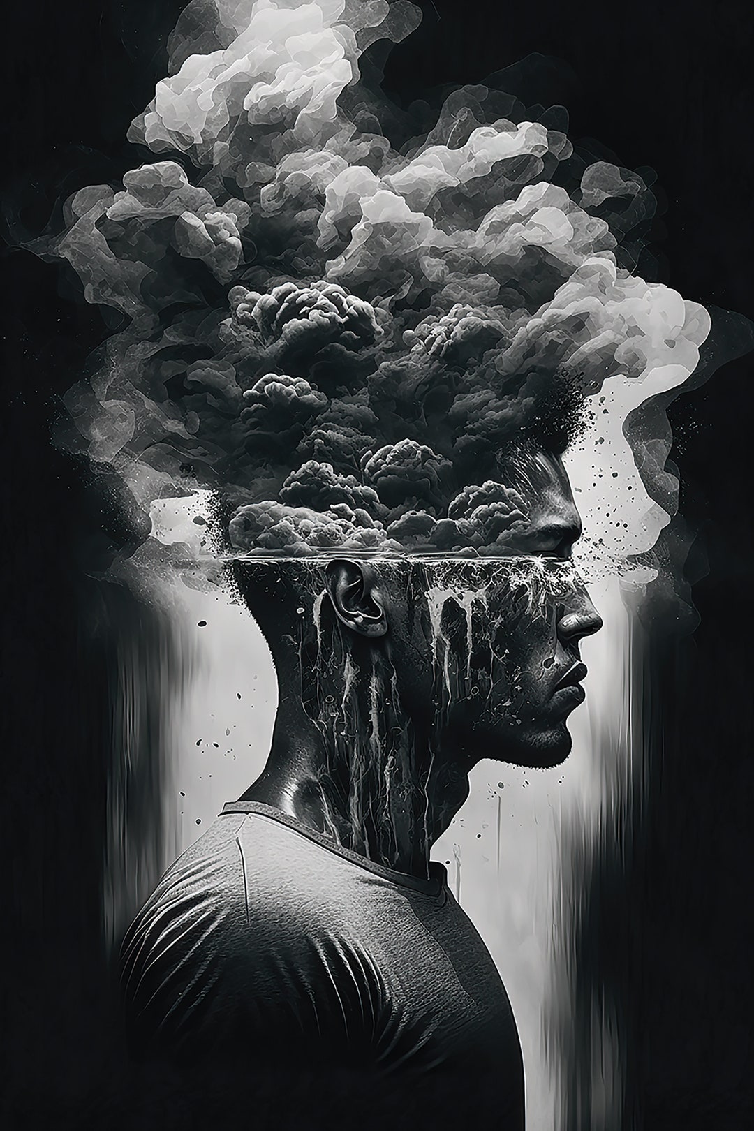 Framed ADHD Art Print - the Turbulent Mind - Neurospicy Decor for ...