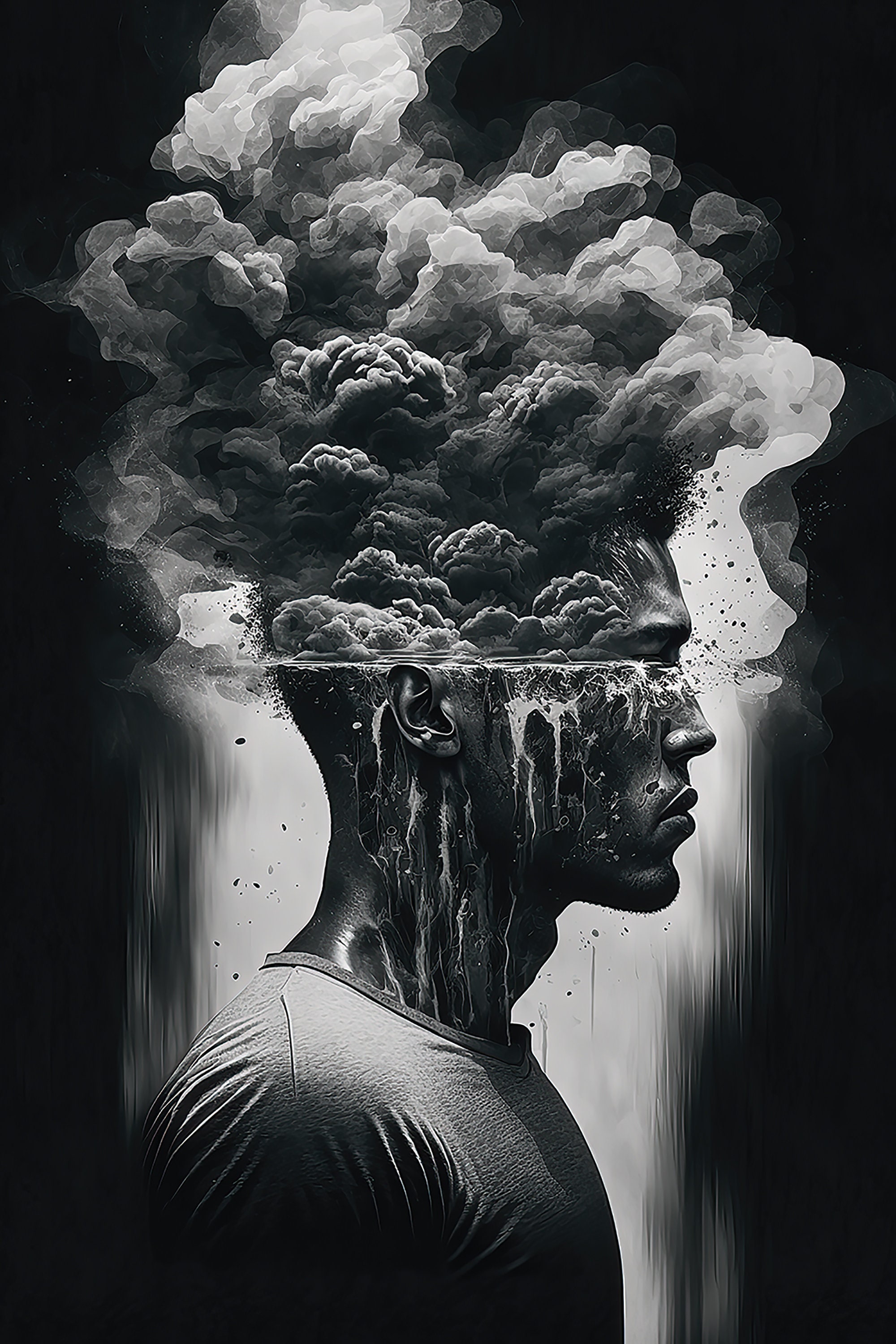 The Turbulent Mind: ADHD Art Decor Neurodivergent Wall Art - Etsy