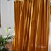Mustard Cotton Curtains: Bohemian Window Drape, Two Panels - Etsy