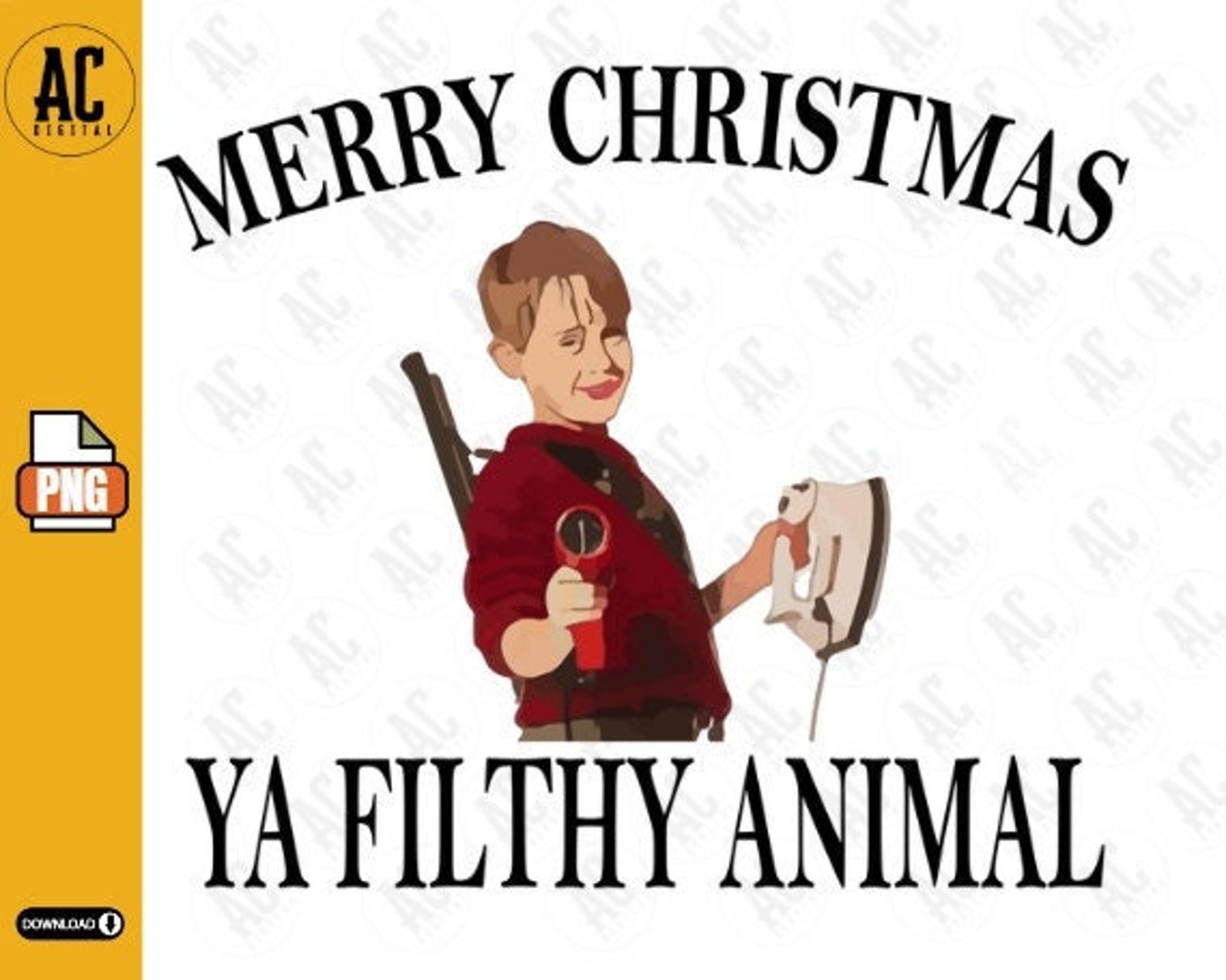 Kevin Png, Merry Christmas Ya Filthy Animal Png, Buzz Your Girlfriend ...