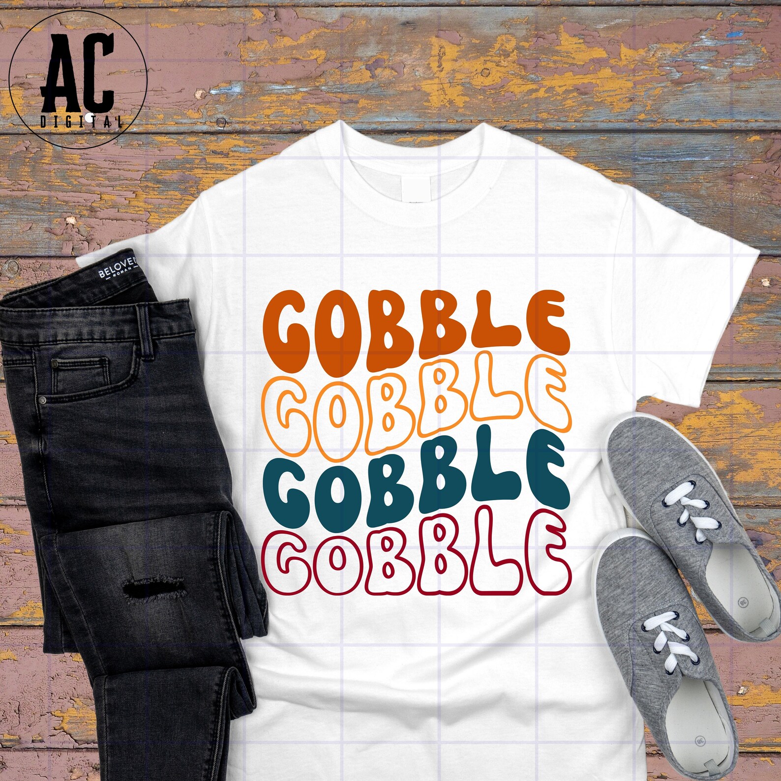 Gobble Gobble Svg Turkey Svg Thanksgiving Png Thanksgiving - Etsy