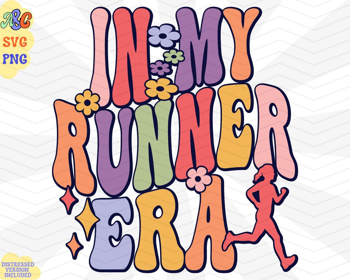 In meinem Runner Era SVG Bundle, Laufende Era SVG, Lustige Silhouette ...