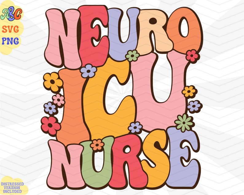 Neuro ICU Nurse Svg, Neurology Nurse Svg, Stroke Nursing Svg ...