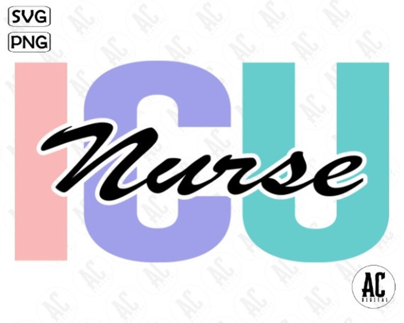 ICU Nurse Svg ICU Nurse Png ICU Nurse Shirt Svg Intensive - Etsy