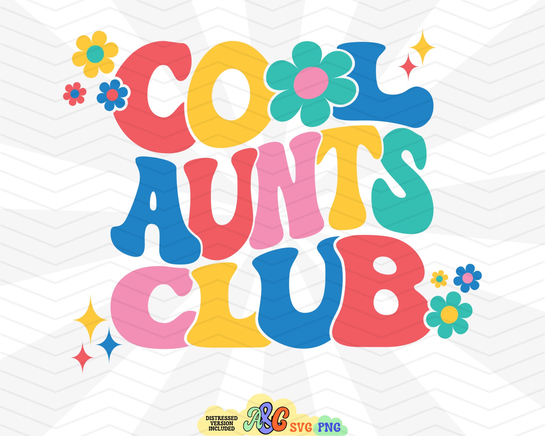 Groovy Cool Aunts Club Svg, Funny Auntie Svg, Aunt Shirt Design, Svg ...