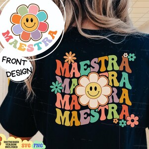 Personalized Maestra Png, Maestra Svg, Custom Spanish Teacher Svg ...