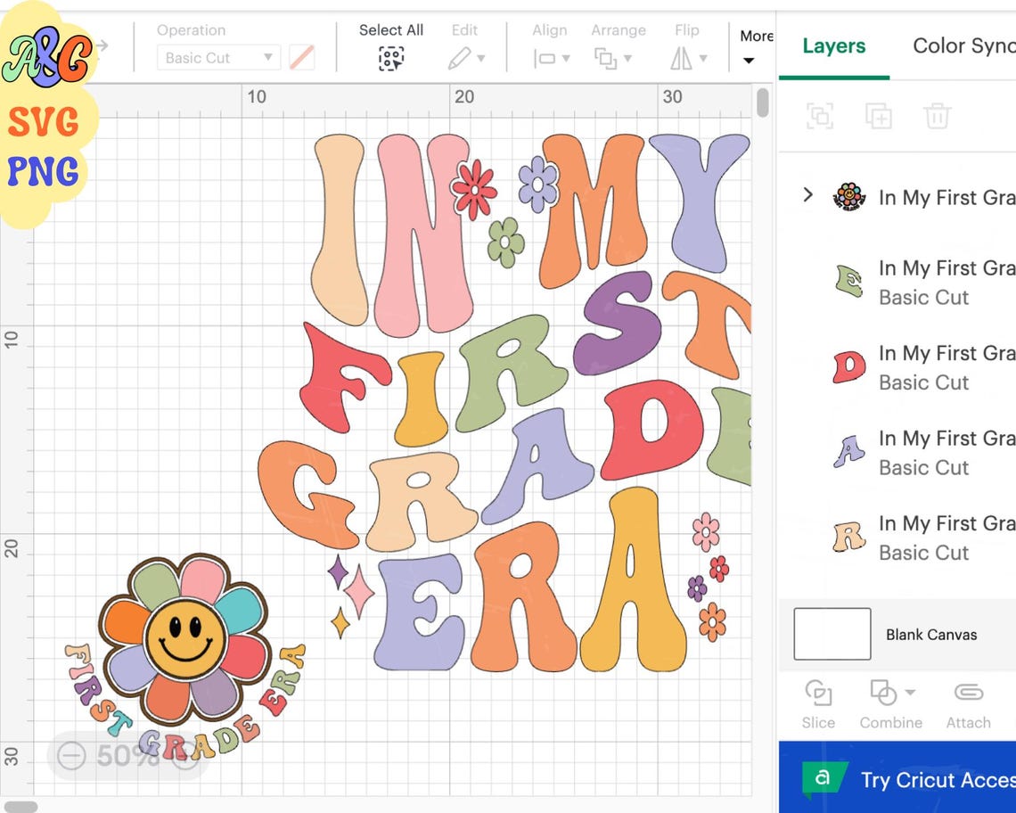 Groovy in My First Grade Era Svg Png, Retro Back to School Sublimation ...