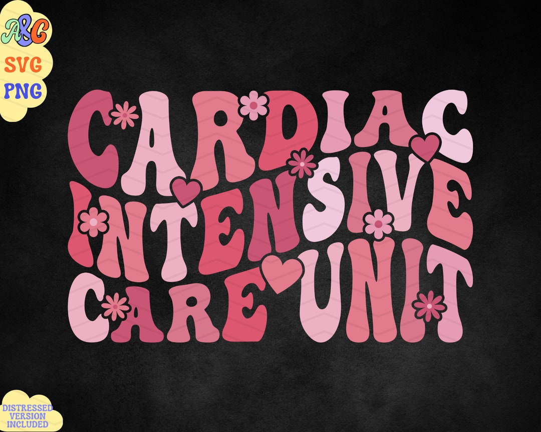 CICU Nurse Svg Png, Cardiac Intensive Care Unit Sublimation Design ...
