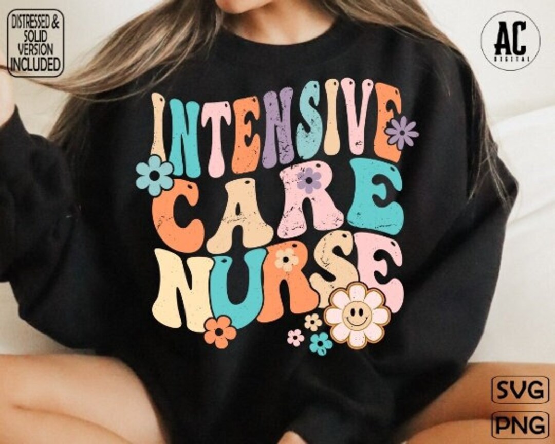 Groovy ICU Nurse Svg Png, Intensive Care Unit Nurse Svg, ICU Nurse ...