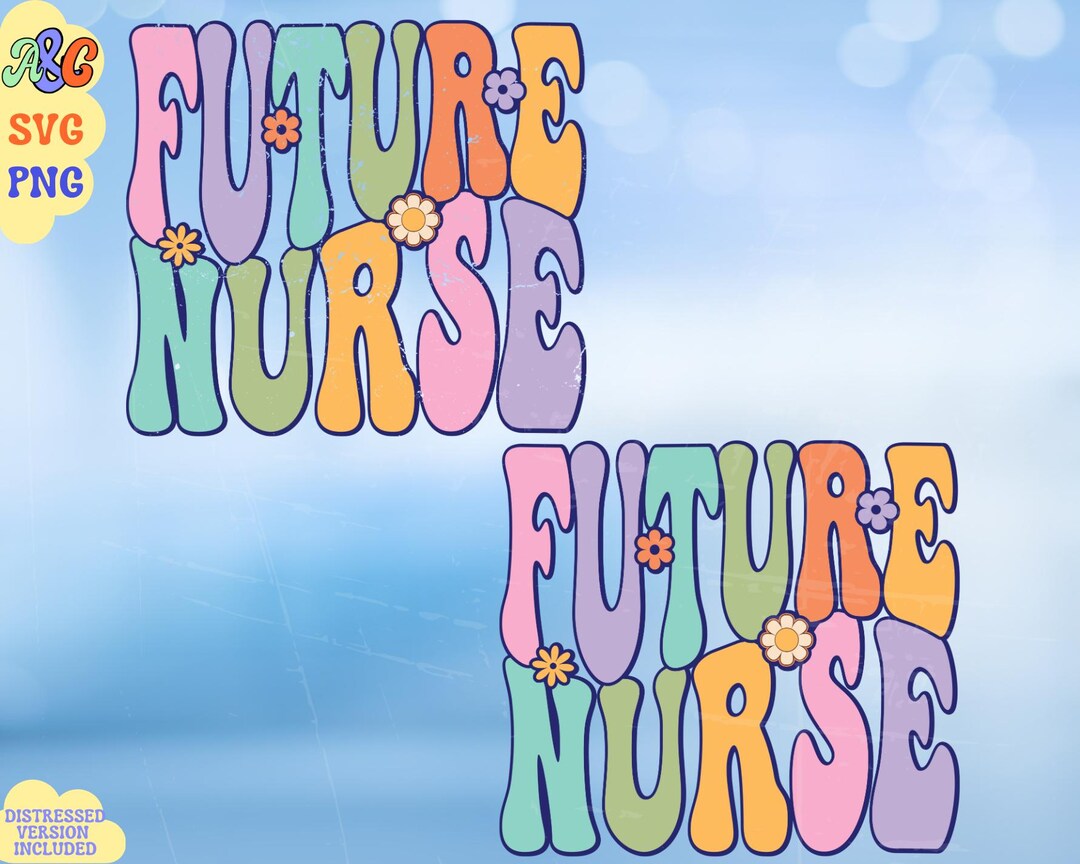 Nurse Svg, Future Nurse Svg, Nurse Png, Floral Nursing Student Svg ...