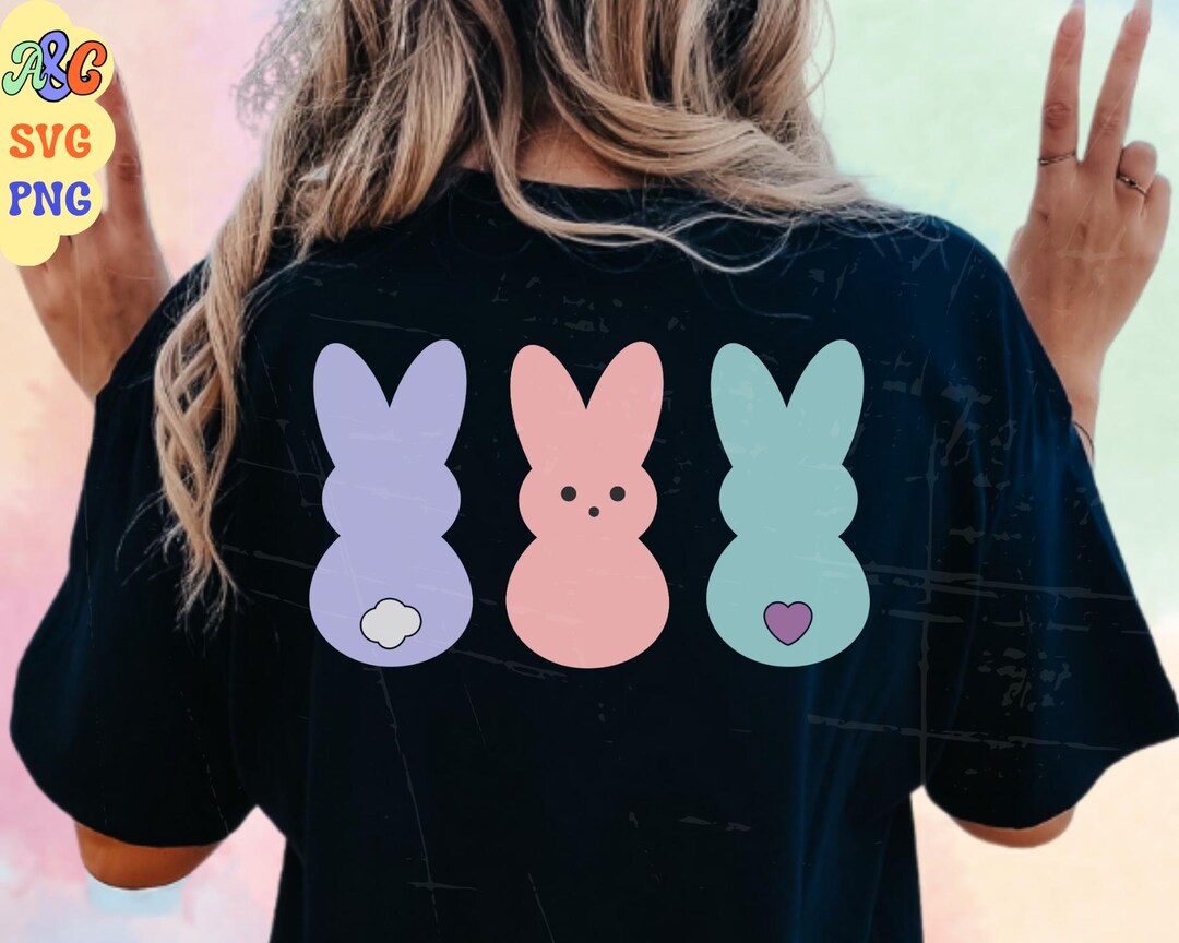 Easter Marshmallow Bunny Peep Svg, Marshmallow Peep, Chick Peep Chillin ...